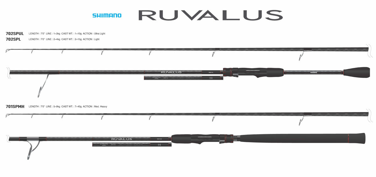 Shimano Ruvalus Spinning Rods – Hot Tackle